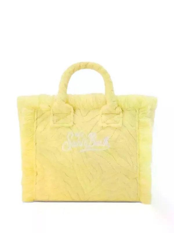 MC2 SAINT BARTH Colette Zebra-embossed Tote Bag - Yellow