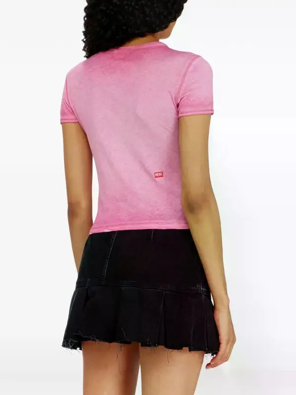 DIESEL® Pigment-dyed Graphic Print T-shirt