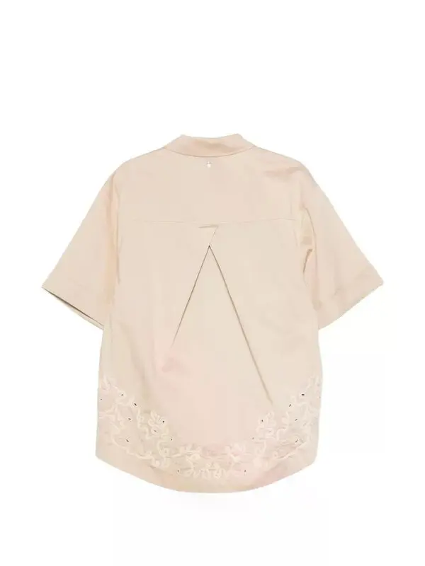 BOSS Broderie Anglaise Short Sleeved Shirt