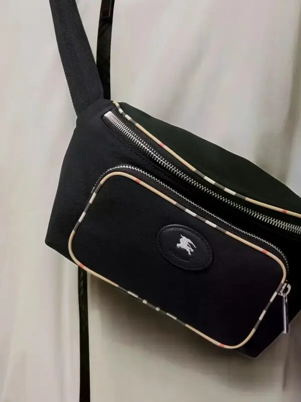 Burberry Check Trim Belt Bag