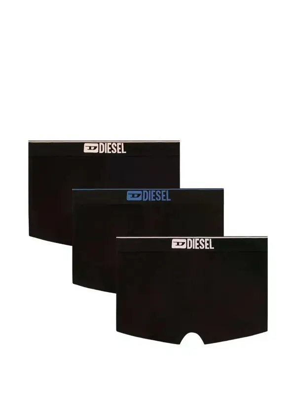 DIESEL® Logo-waistband Boxer - Black