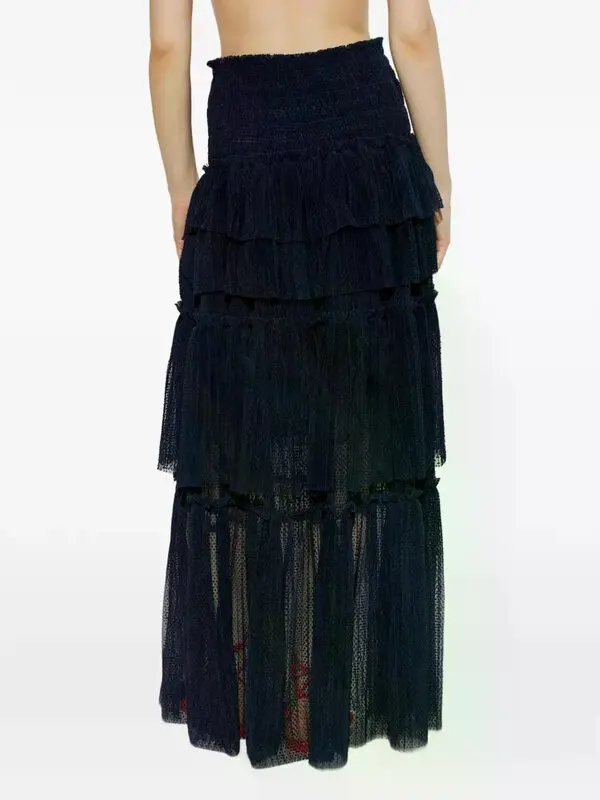 Munthe Tiered Ruffled Maxi Skirt