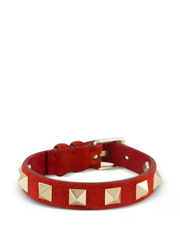Valentino Garavani Rockstud Suede Bracelet