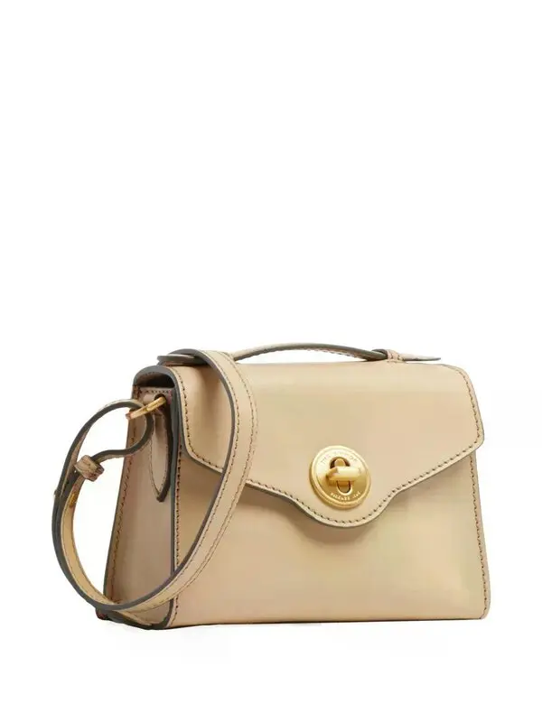 THE BRIDGE Leather Twist-lock Tote Bag