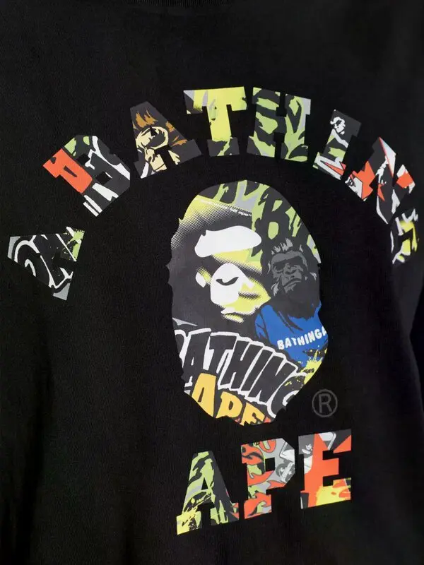 A BATHING APE Logo-print T-shirt