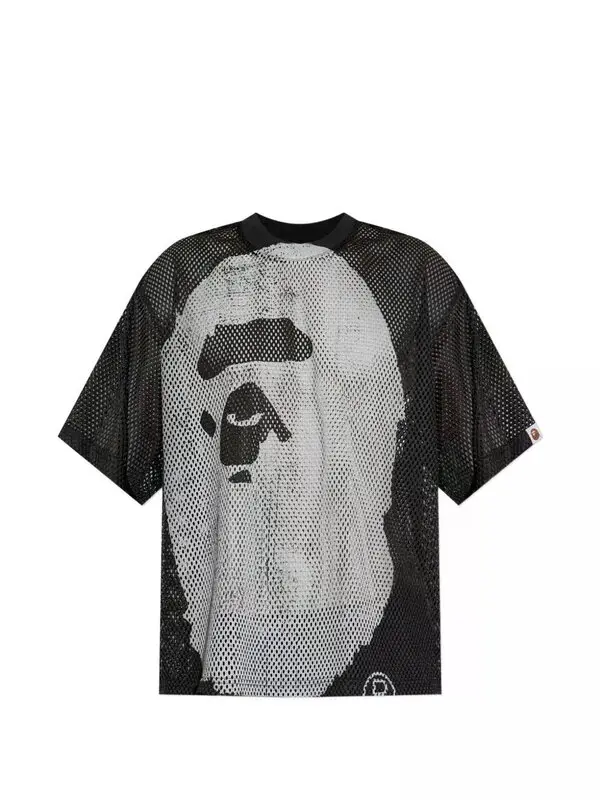 A BATHING APE Water Print Ape Head Relaxed-fit T-shirt