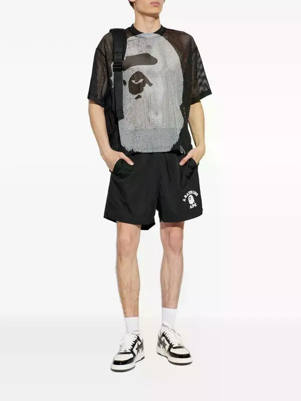 A BATHING APE Water Print Ape Head Relaxed-fit T-shirt