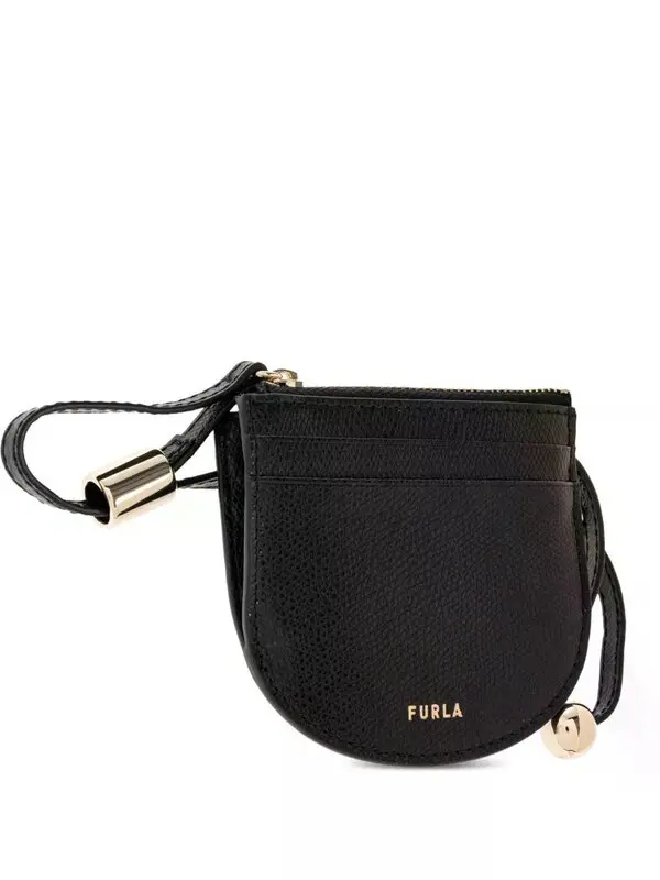 Furla Laura Logo-print Card-holder - Black