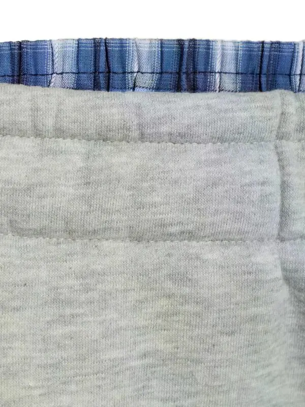 Munthe Nohlan Check-waistband Turn-up Track Pants