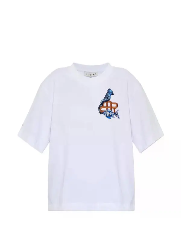 Munthe Nuri Embroidered Cotton T-shirt