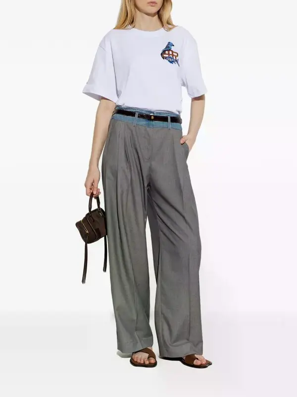 Munthe Nuri Embroidered Cotton T-shirt