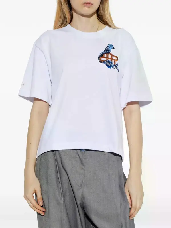 Munthe Nuri Embroidered Cotton T-shirt