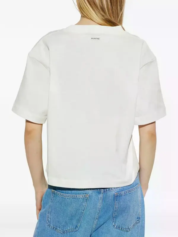 Munthe Nellamy Broderie Anglaise Cotton T-shirt
