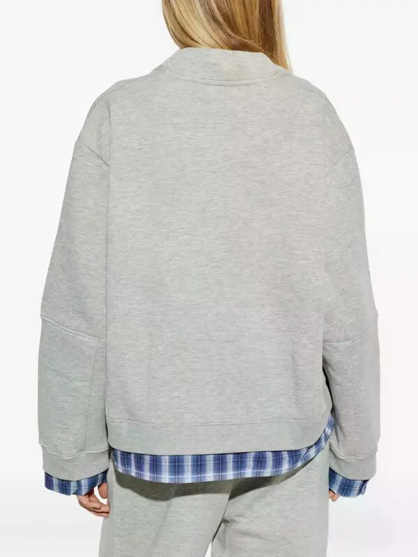 Munthe Layered Logo-patch Sweatshirt