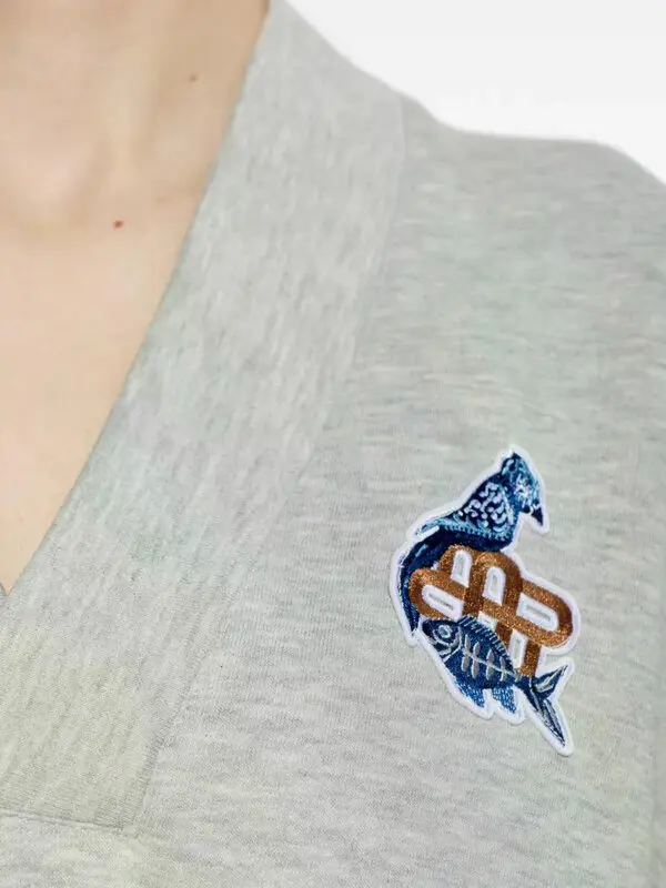 Munthe Layered Logo-patch Sweatshirt