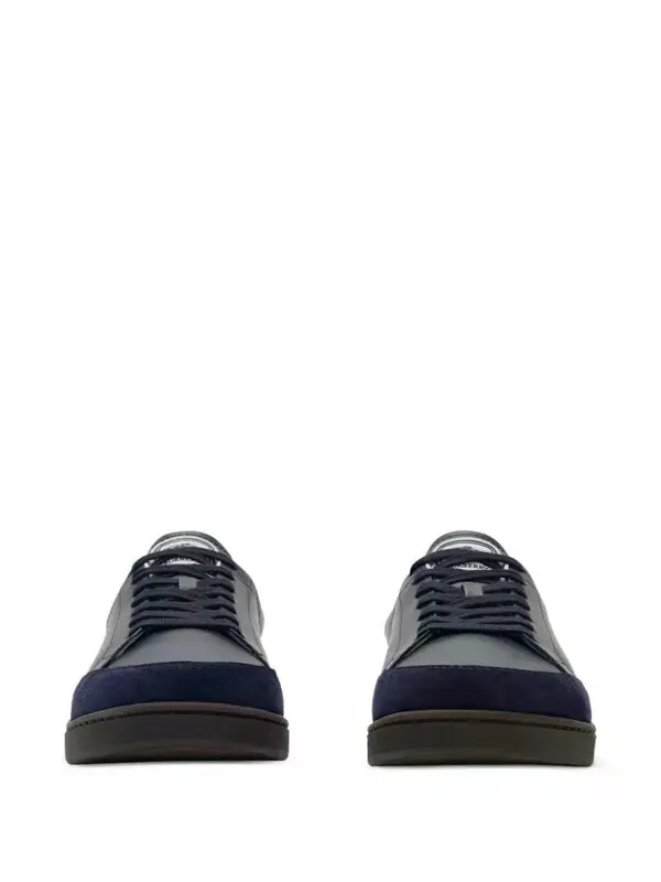 Burberry Leather And Suede Set Sneakers