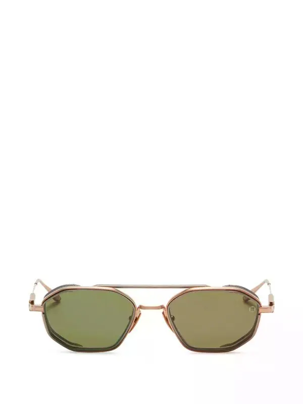 AKONI Geometric Frame Sunglasses