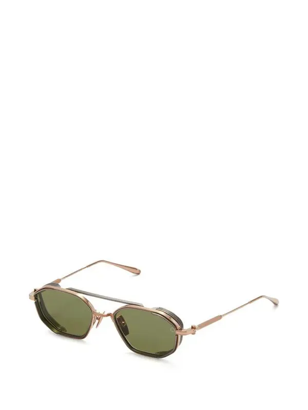 AKONI Geometric Frame Sunglasses
