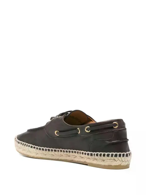 Bally Braided Leather Espadrilles