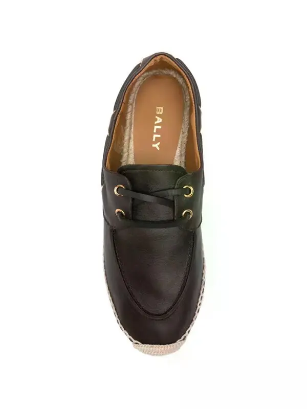 Bally Braided Leather Espadrilles