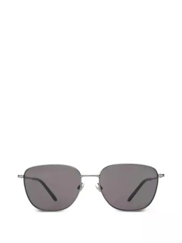 Burberry Metal Check Square Sunglasses - Silver