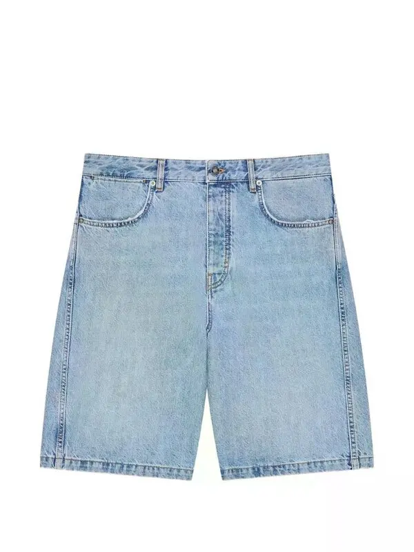 Givenchy Faded Denim Shorts - Blue