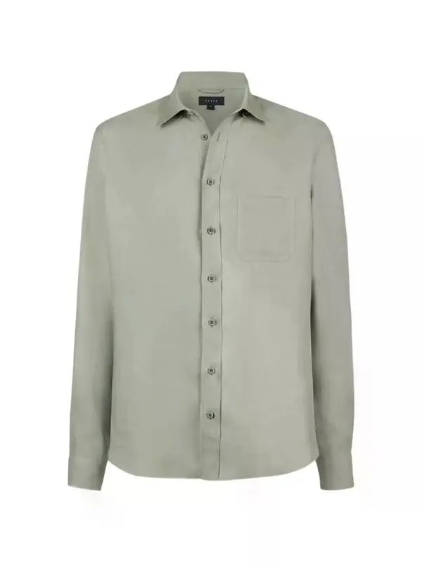 Sease Chest-pocket Long-sleeved Shirt