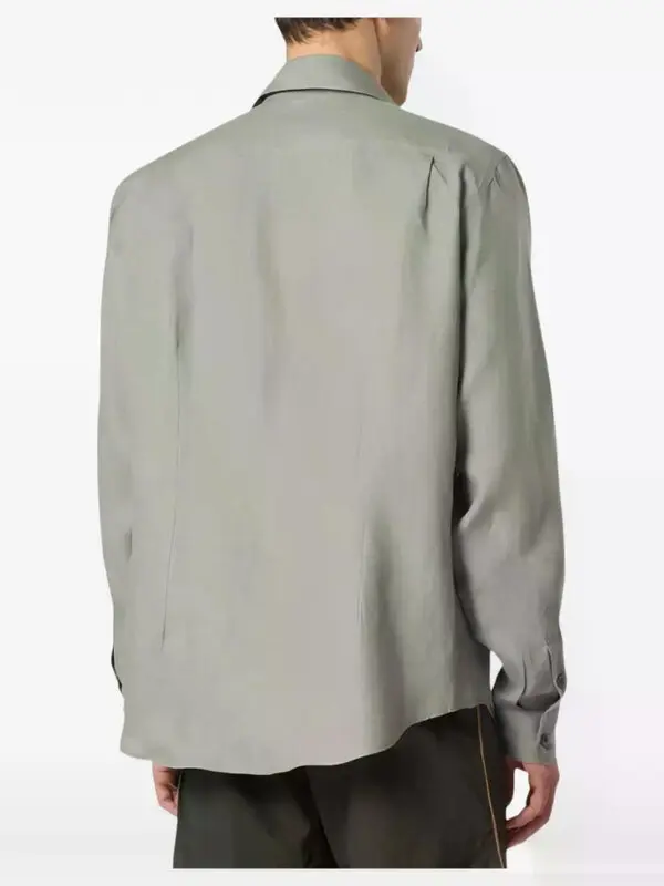 Sease Chest-pocket Long-sleeved Shirt