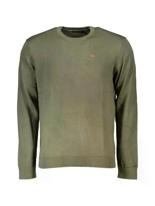 NAPAPIJRI Logo Patch Crew Neck Sweater