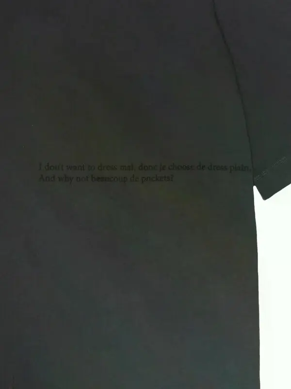 MAISON MARGIELA Slogan Print Mini Dress