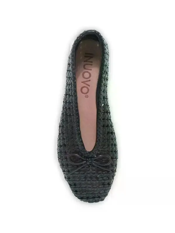 INUOVO Bow Detail Ballet Flats