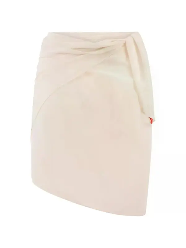 MC2 SAINT BARTH Embroidered Mid Wrap Skirt