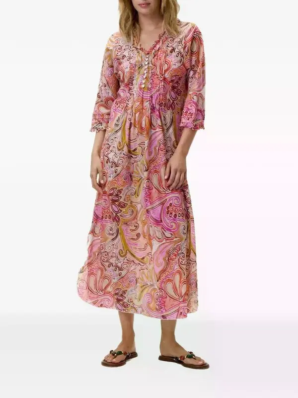 One Season Poppy Midi Dress - Pink