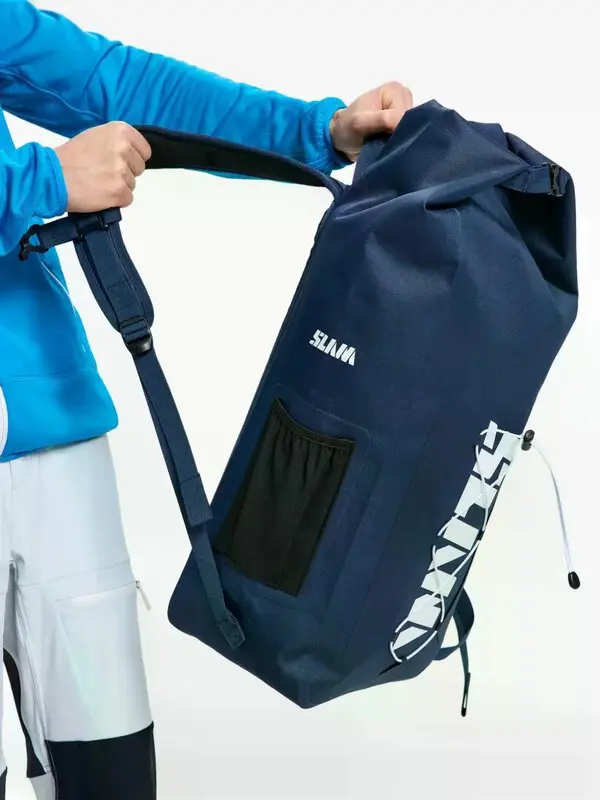 SLAM Logo Print Roll-top Backpack