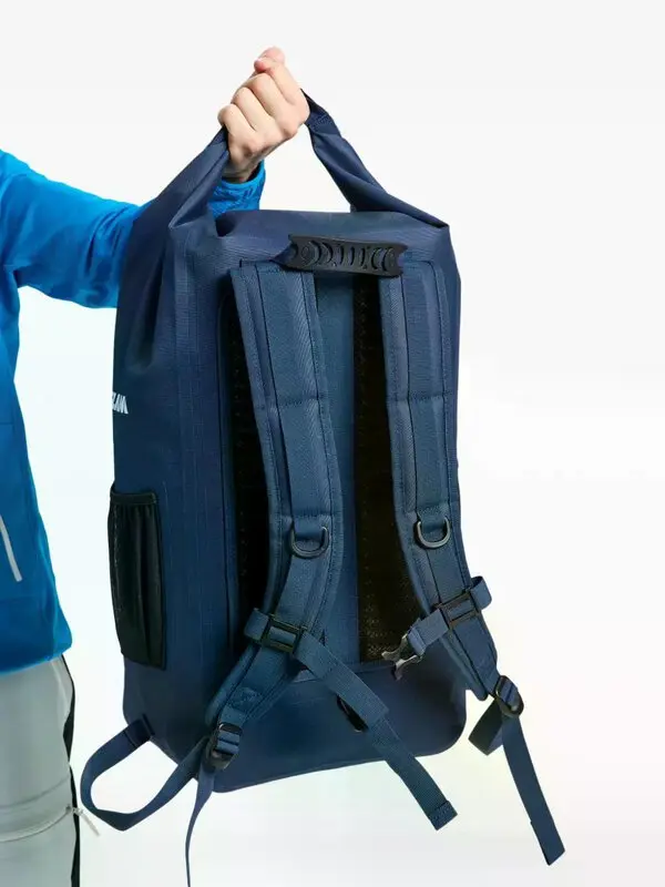 SLAM Logo Print Roll-top Backpack