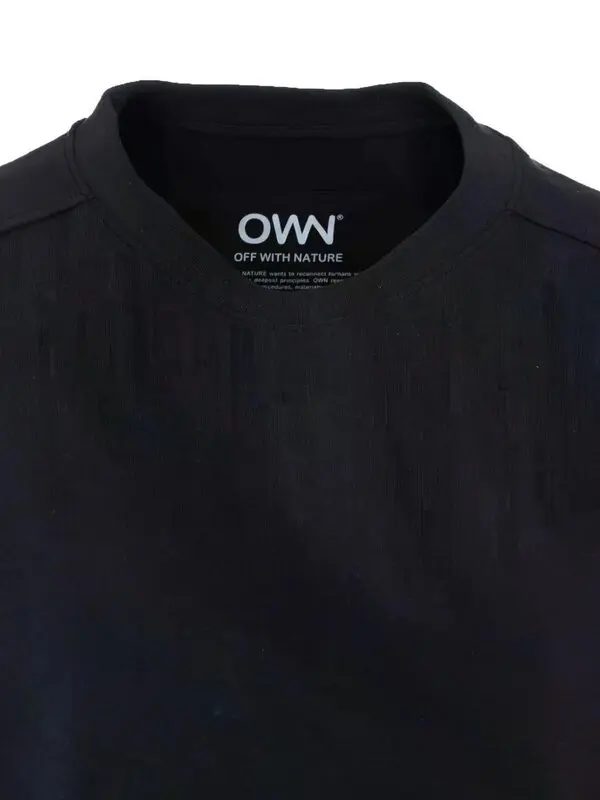 OWN Logo Embroidered Crew Neck Sweatshirt