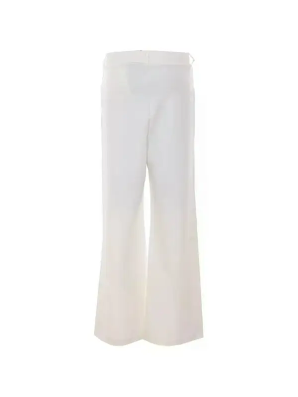 OWN Pleated Detail Wide Leg Trousers