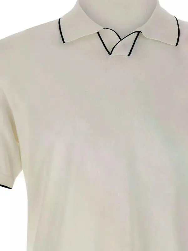 KANGRA Contrast-piping T-shirt