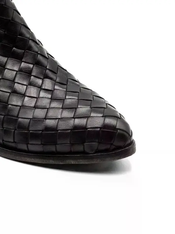 CURIOSITÈ Woven Ankle Boots