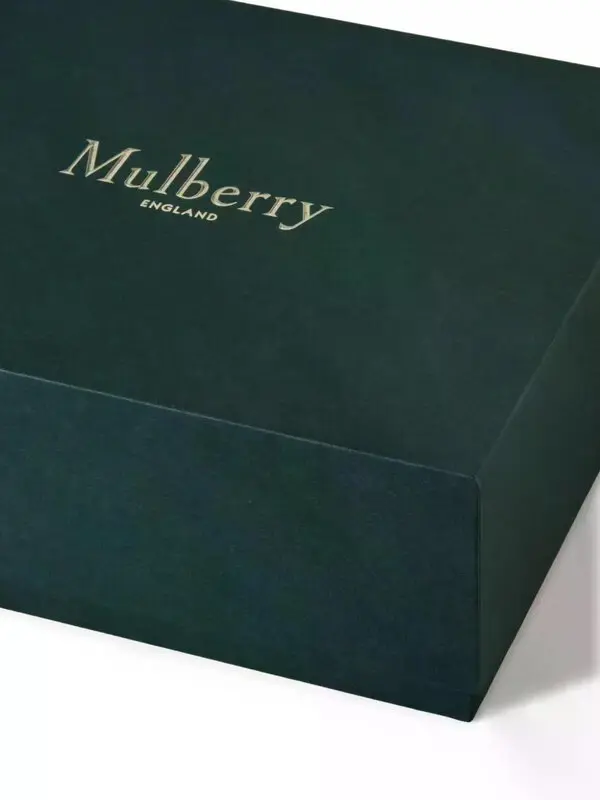Mulberry Logo-print Grained-leather Card Holder