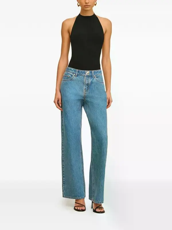 Cult Gaia Minnie Halterneck Backless Bodysuit