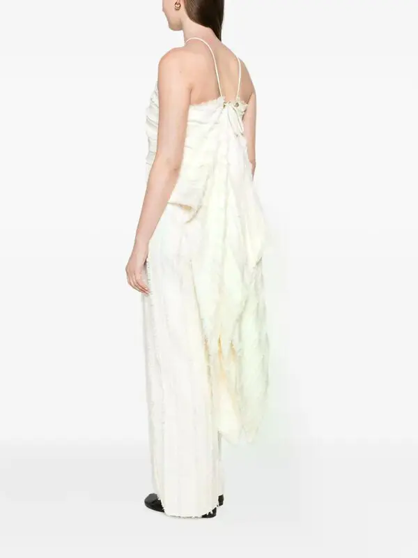 Cult Gaia Venezia Fringed Halterneck Top
