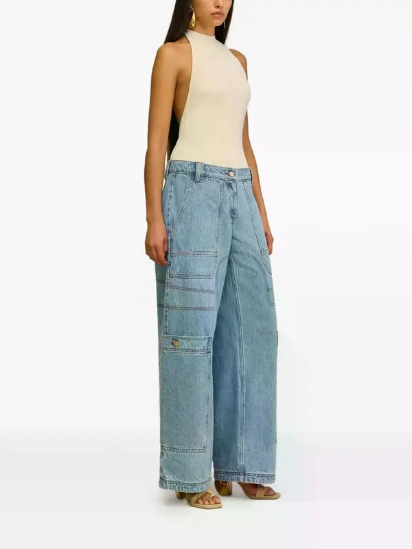 Cult Gaia Minnie Halterneck Backless Bodysuit
