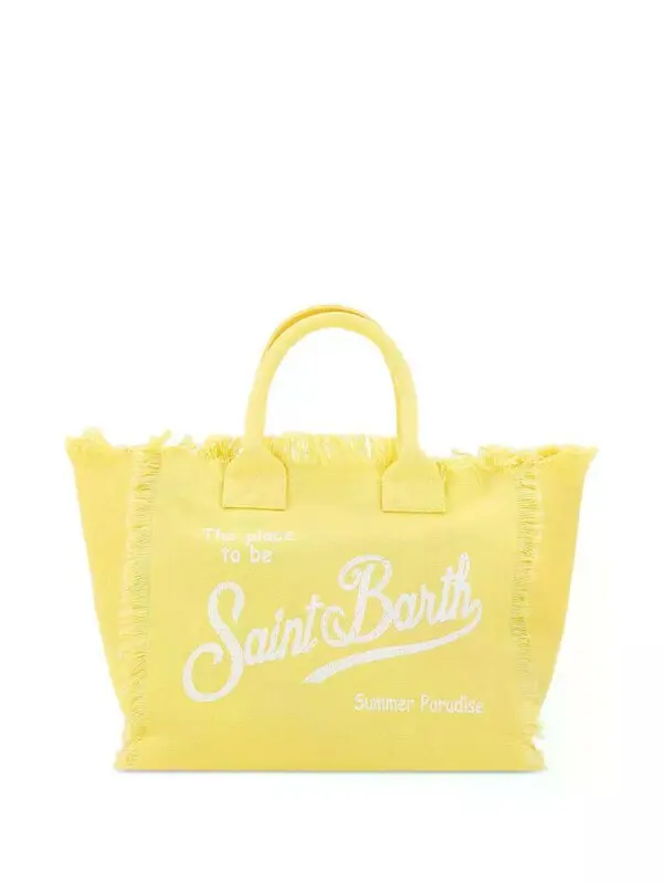MC2 SAINT BARTH Logo-print Tote Bag - Yellow