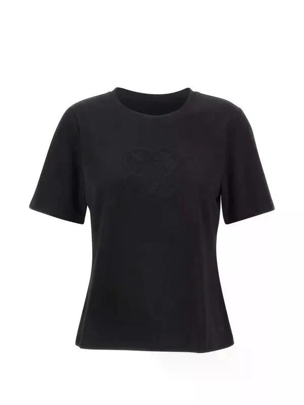 ELENA MIRÒ Embossed Logo Jersey T-shirt