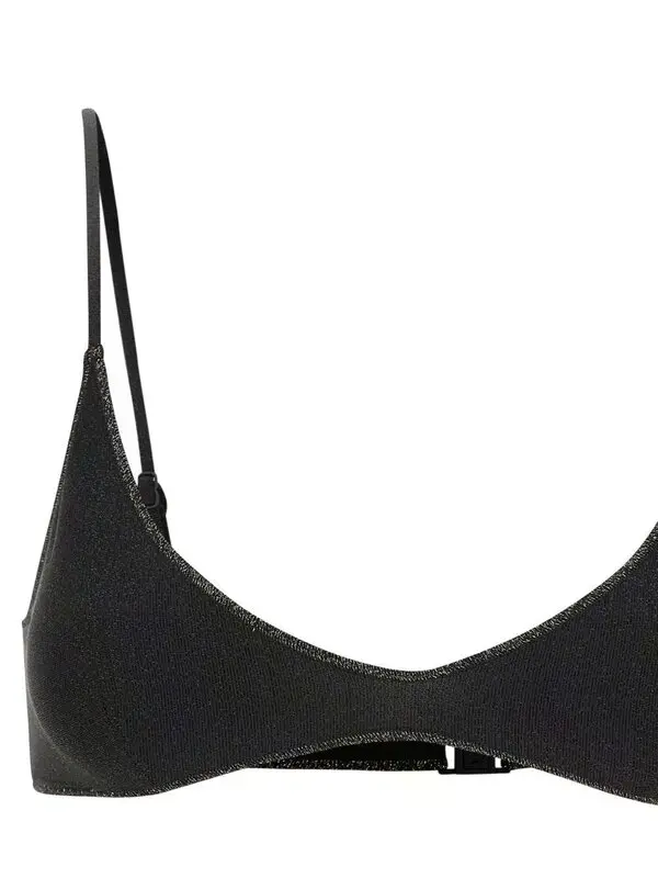 MC2 SAINT BARTH Paloma Lurex Bikini Top