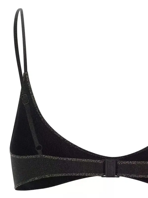 MC2 SAINT BARTH Paloma Lurex Bikini Top