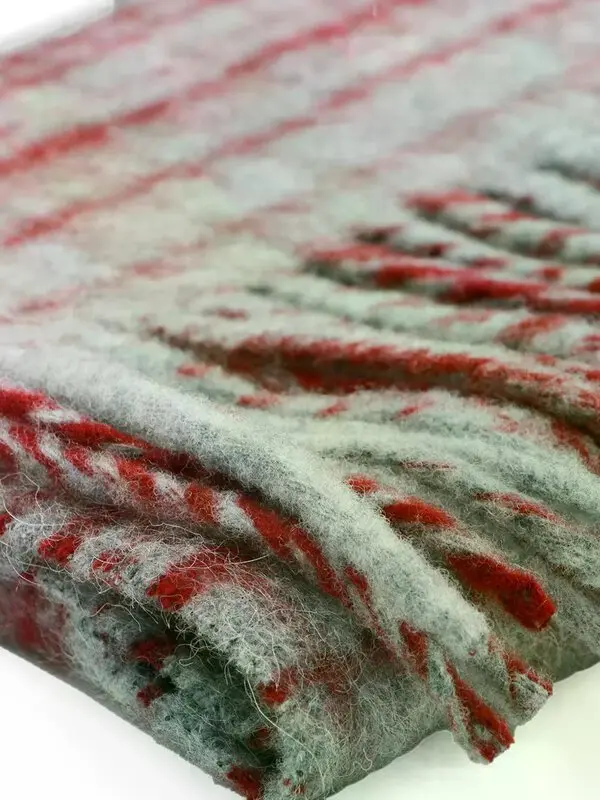 Marni Checked Wool-mohair Scarf