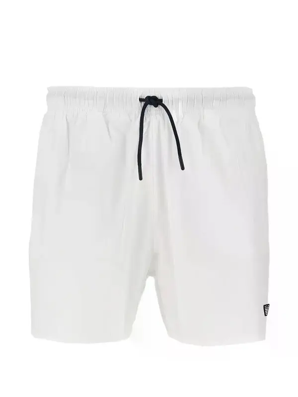 Emporio Armani Logo Patch Swim Shorts