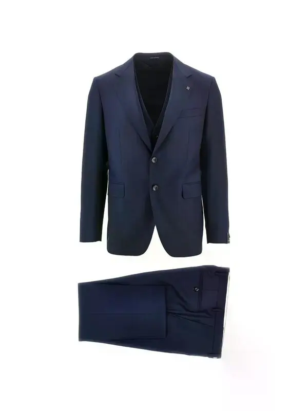 Tagliatore Single-breasted Three-piece Wool Suit